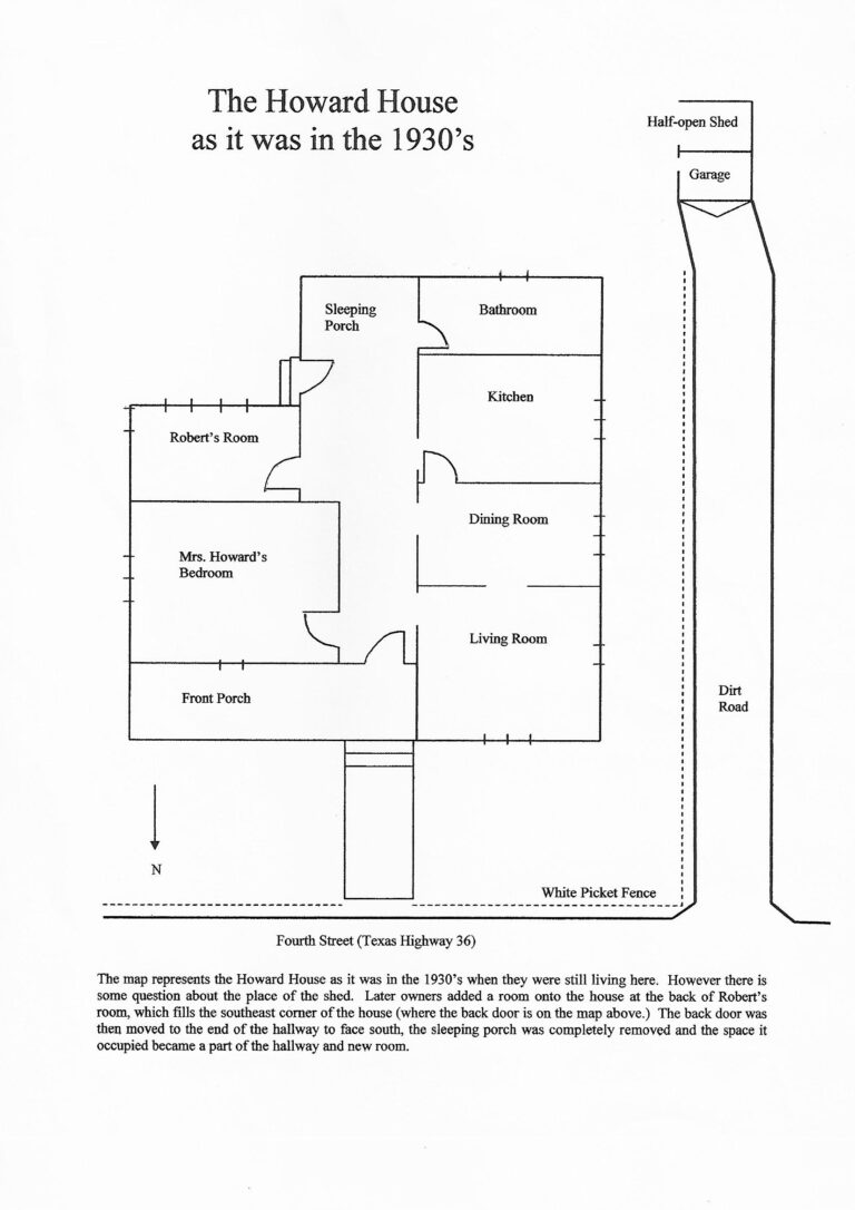 Howard House map – The World of Robert E. Howard